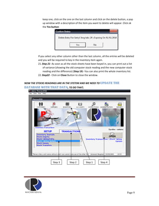 The Stock Taking Process Pdf