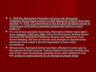 The stolen generations | PPT