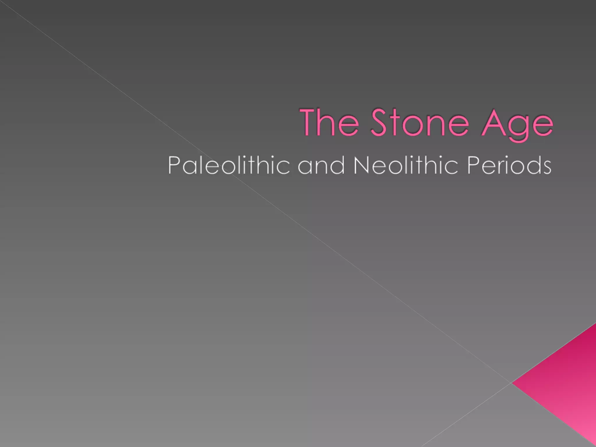 The stone age | PPT