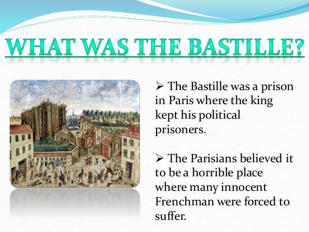 The storming of bastille
