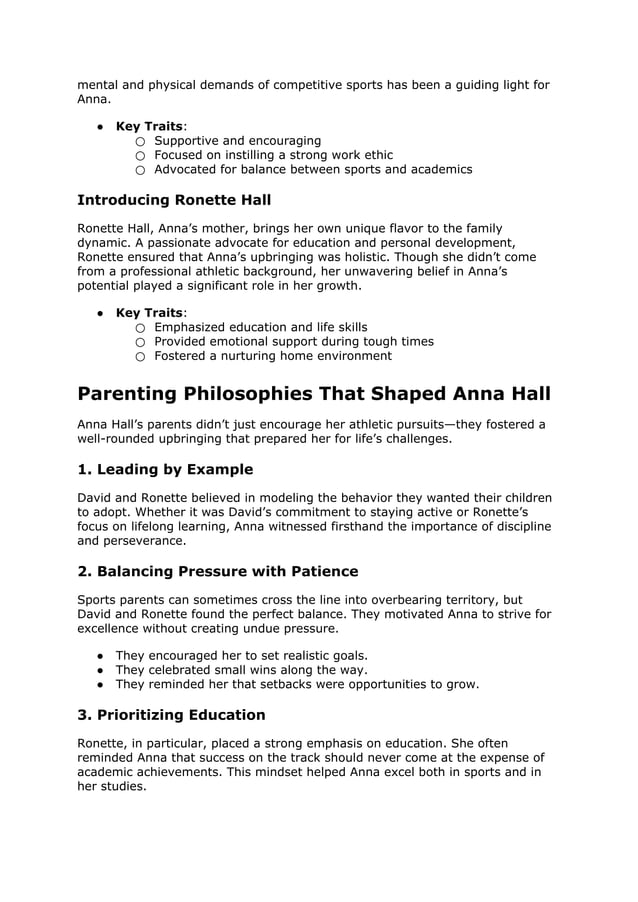 The Story Behind Anna Hall’s Parents_ A Journey of Inspiration and ...