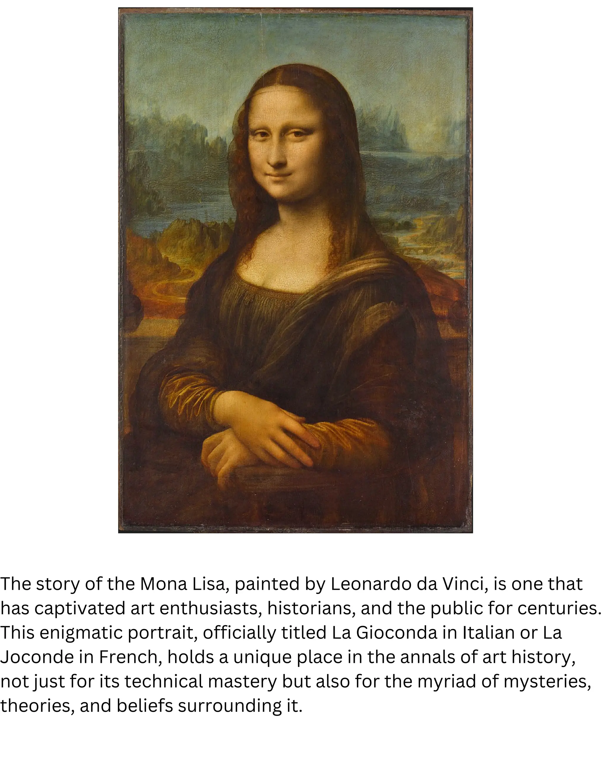 The Story Behind Mona Lisa Painting By Leonardo Da Vinci | PDF