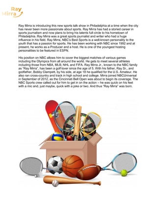 The story behind ray mirra | PDF