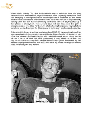 The story behind ray mirra | PDF