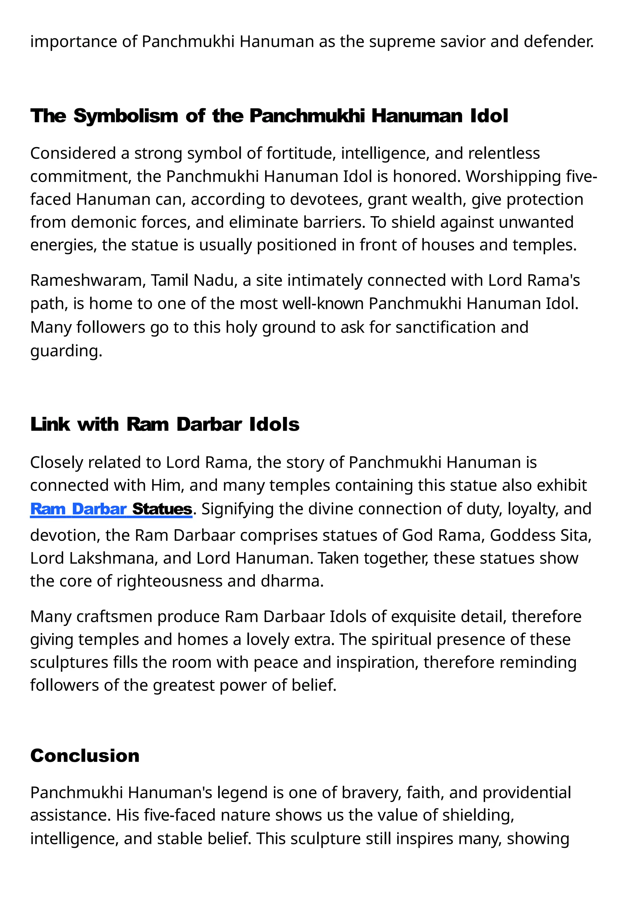 The Story Behind The Panchmukhi Hanuman Statue | PPTX