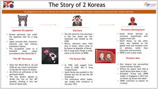 The story of 2 koreas | PPTX