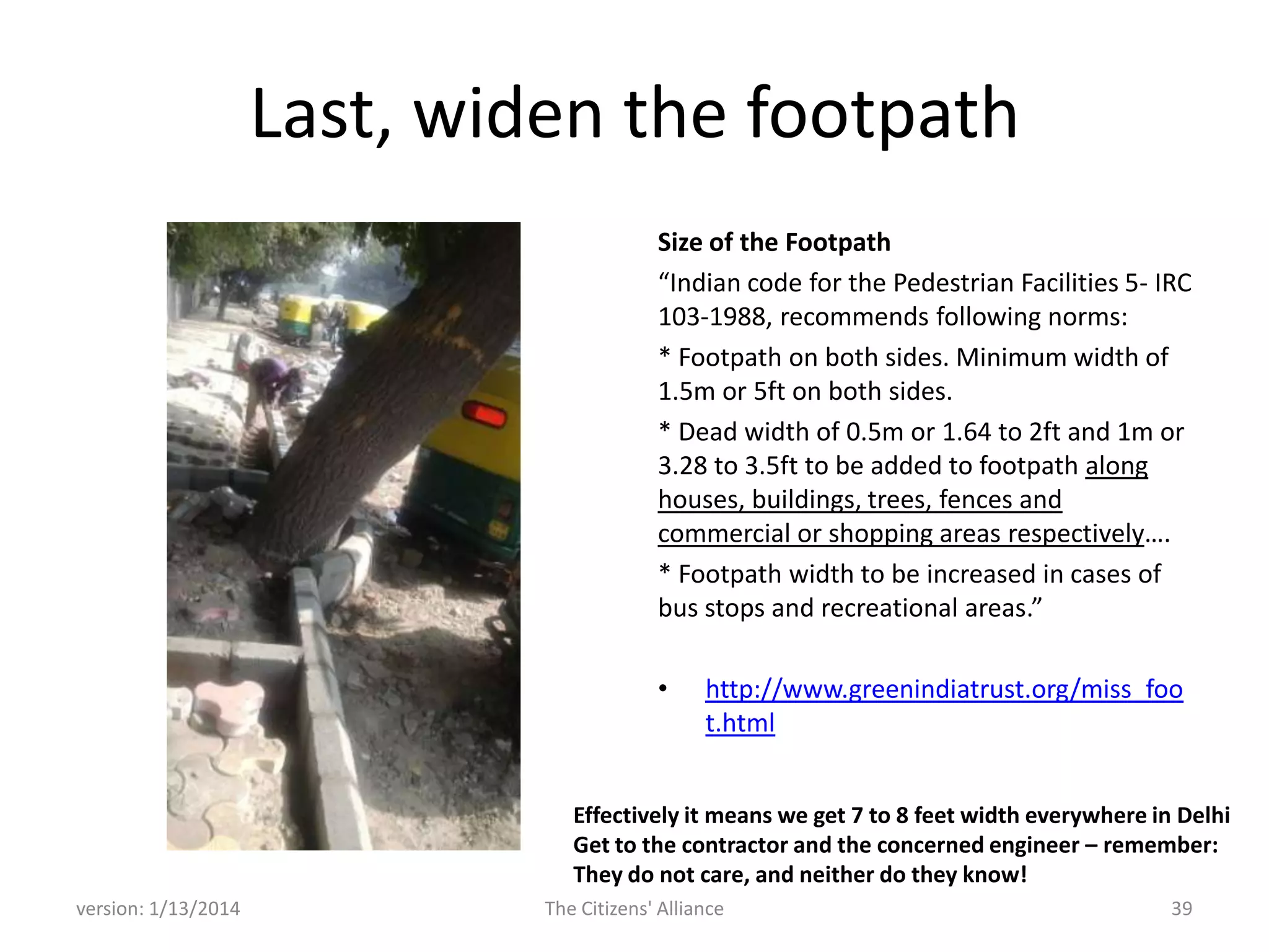 The story of a footpath | PPTX