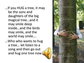 The story of THE MAGICAL TREE small tribute to environment day | PPTX