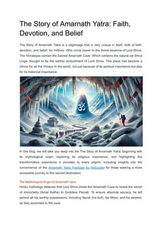The Story of Amarnath Yatra_ Faith, Devotion, and Belief.pdf