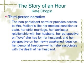 The story of an hour | PPT