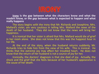 The Story of an Hour | PPTX | Bereavement | Family and Relationships