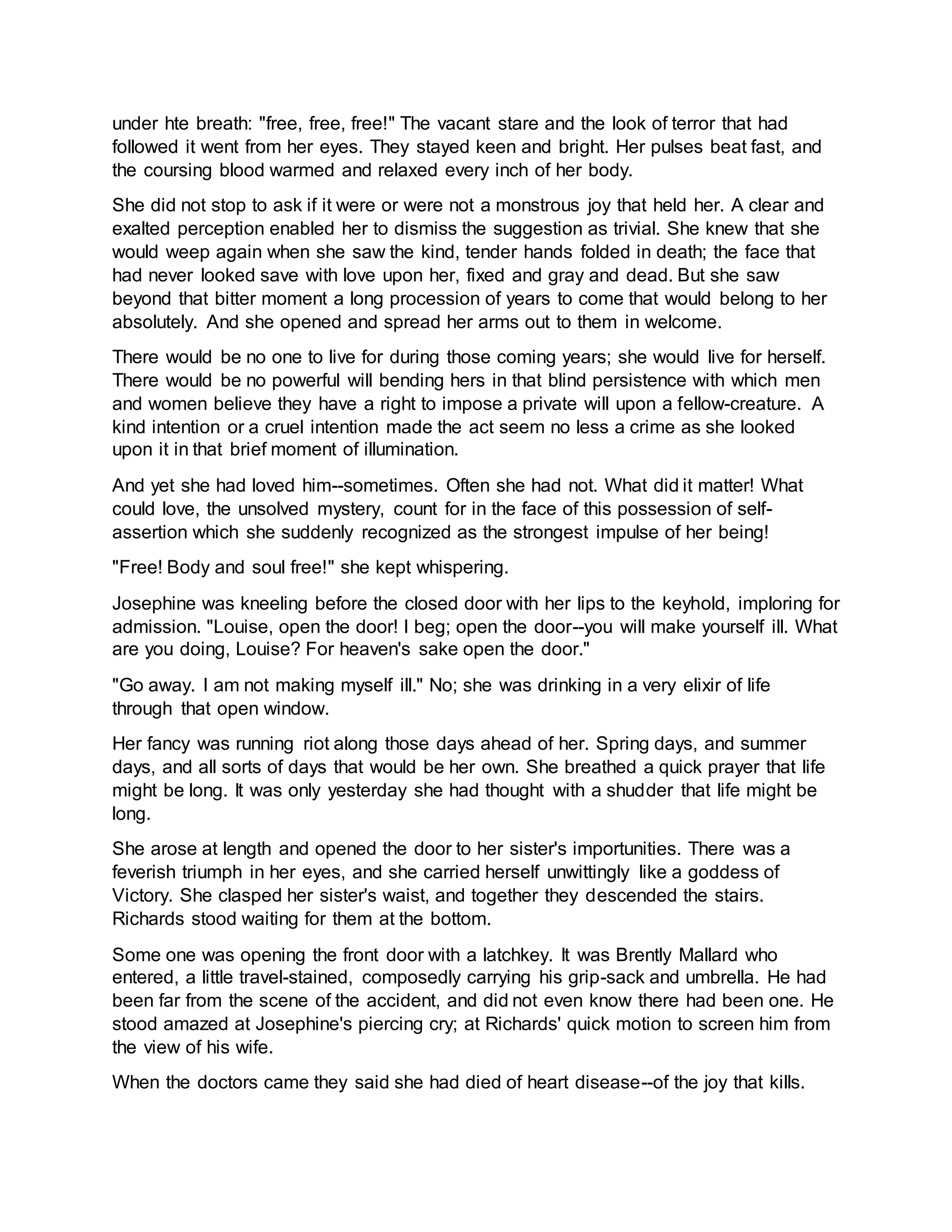 The story of_an_hour[1] | DOCX