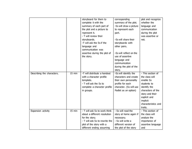 The story of an hour lesson plan | DOCX
