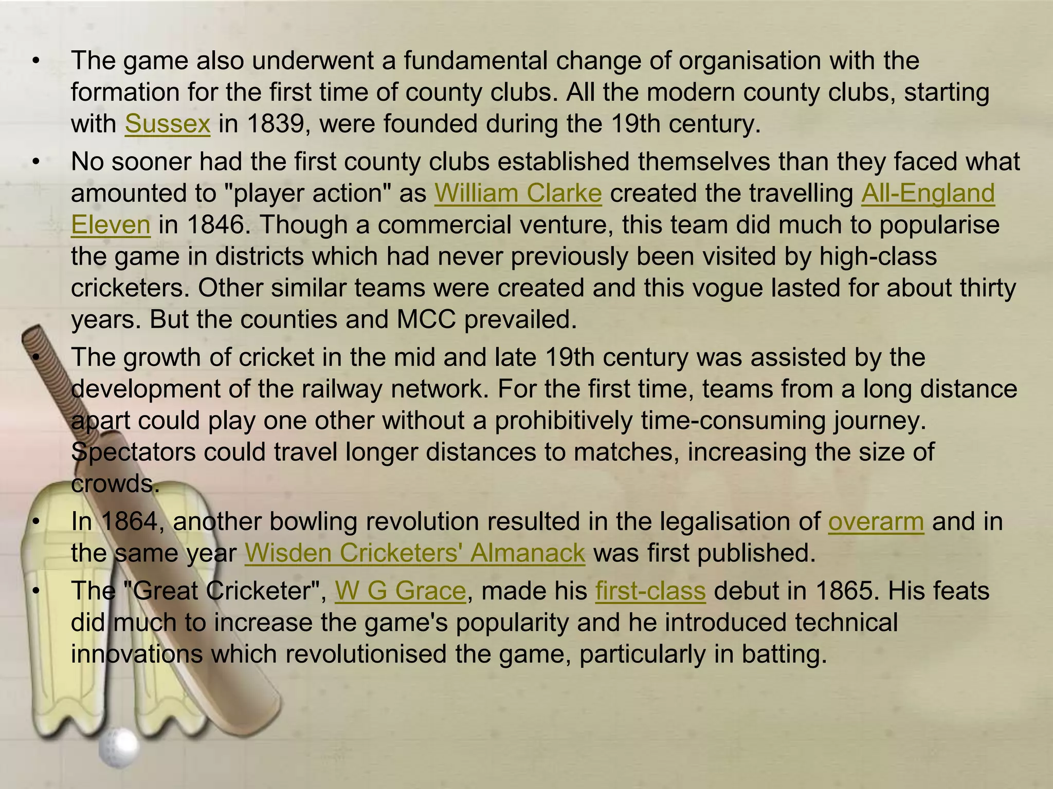 The story of cricket (2) | PPTX