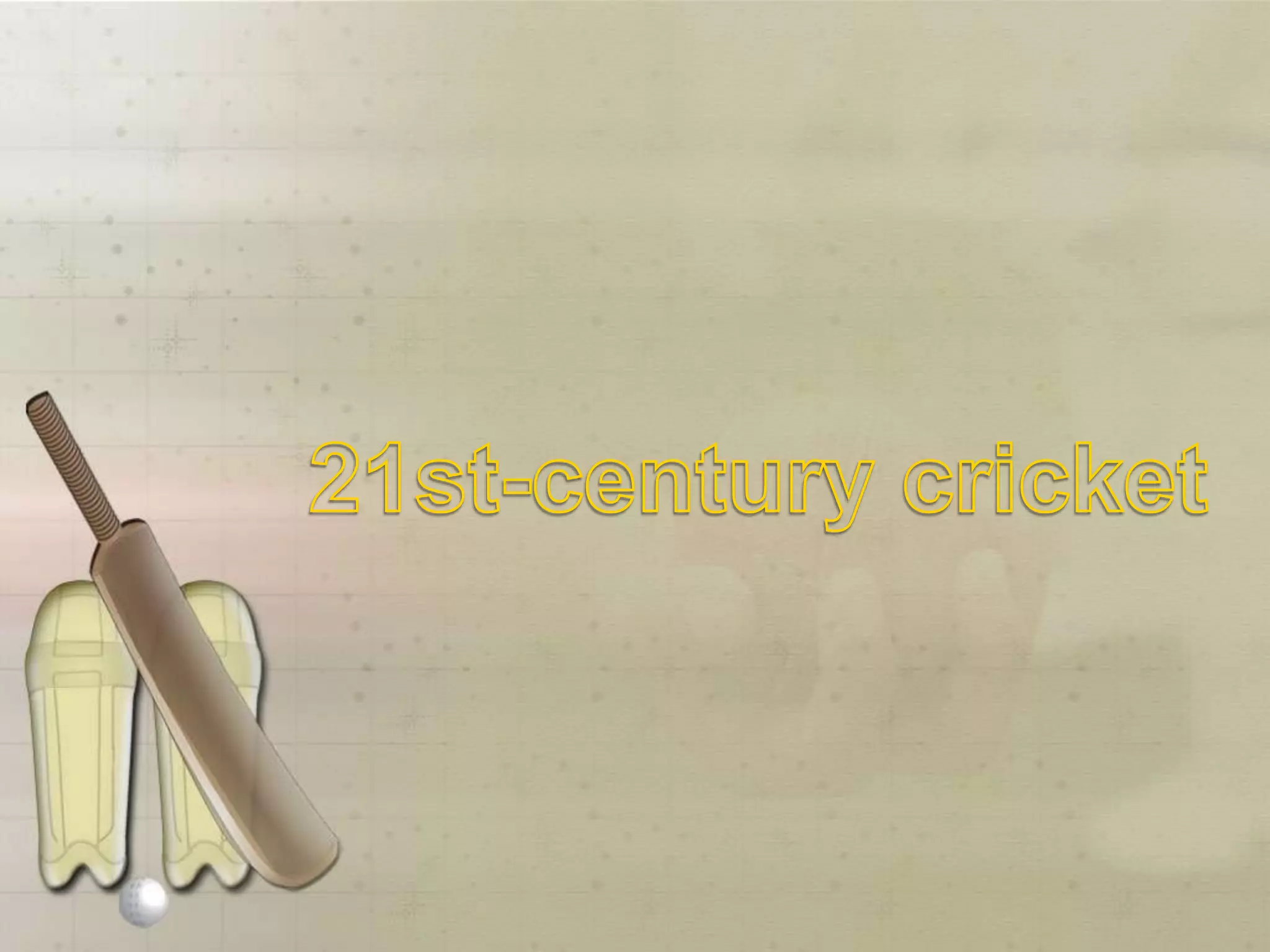 The story of cricket (2) | PPT