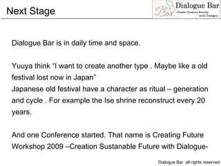 The Story Of Dialogue Bar | PPT