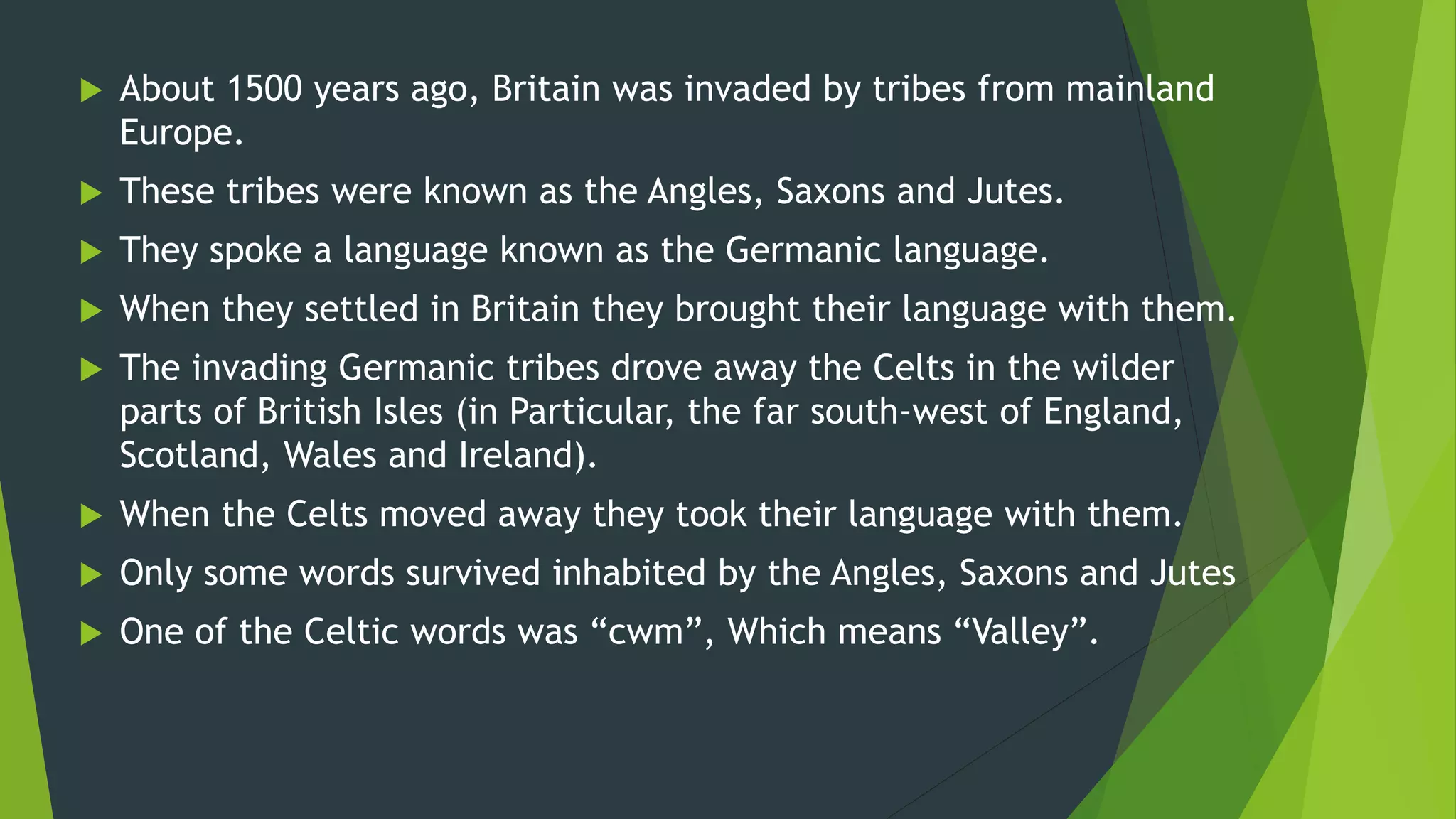 The story of english | PPTX