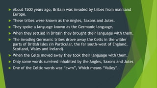 The story of english | PPTX