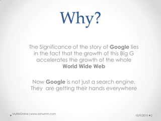 The story of google | PPTX