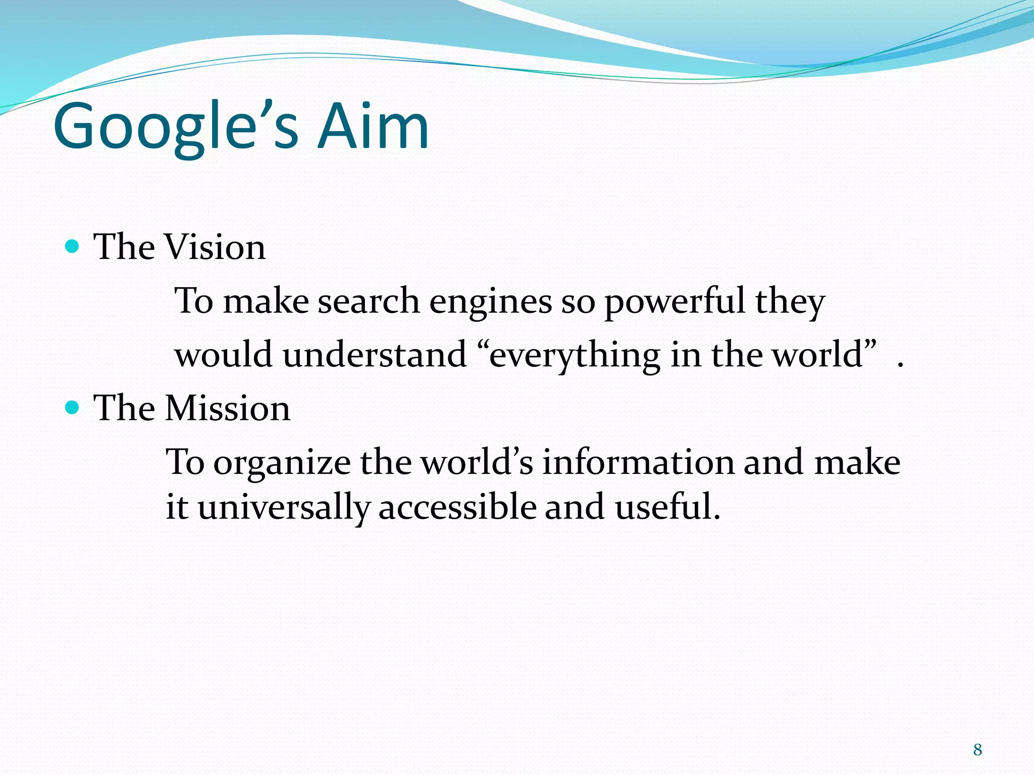The story of google | PPTX