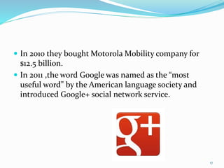 The story of google | PPTX