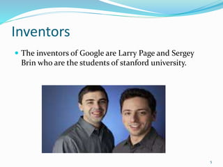 The story of google | PPTX