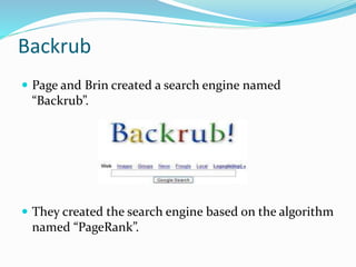 The story of google | PPTX