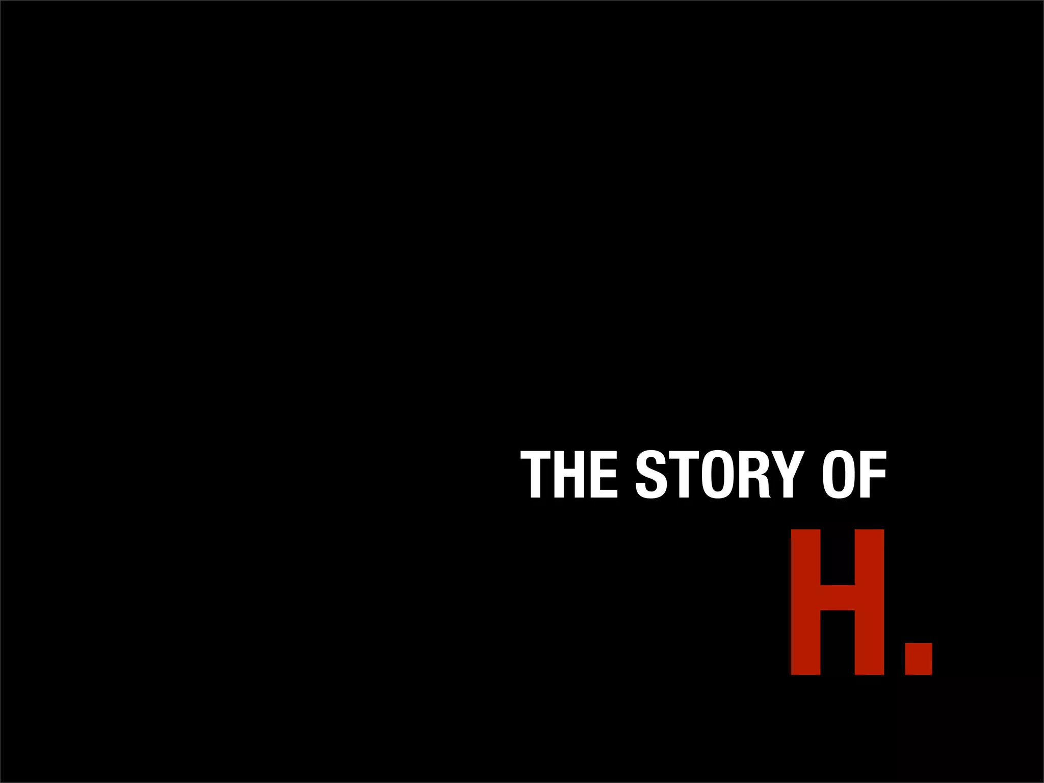 The Story Of H | PDF