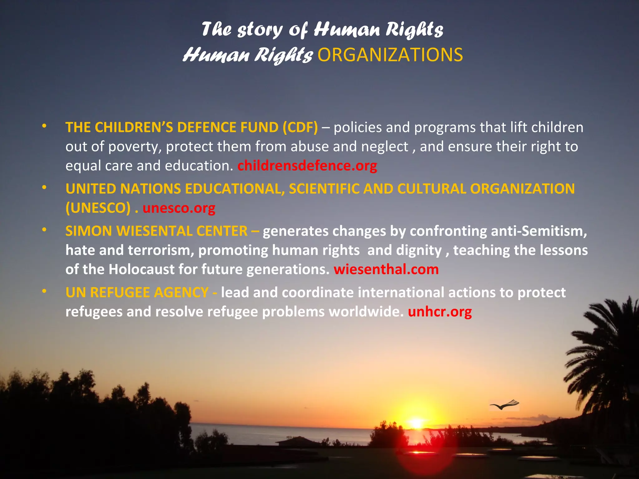 The story of human rights | PPT