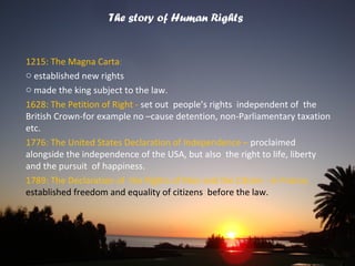 The story of human rights | PPT