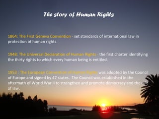 The story of human rights | PPT