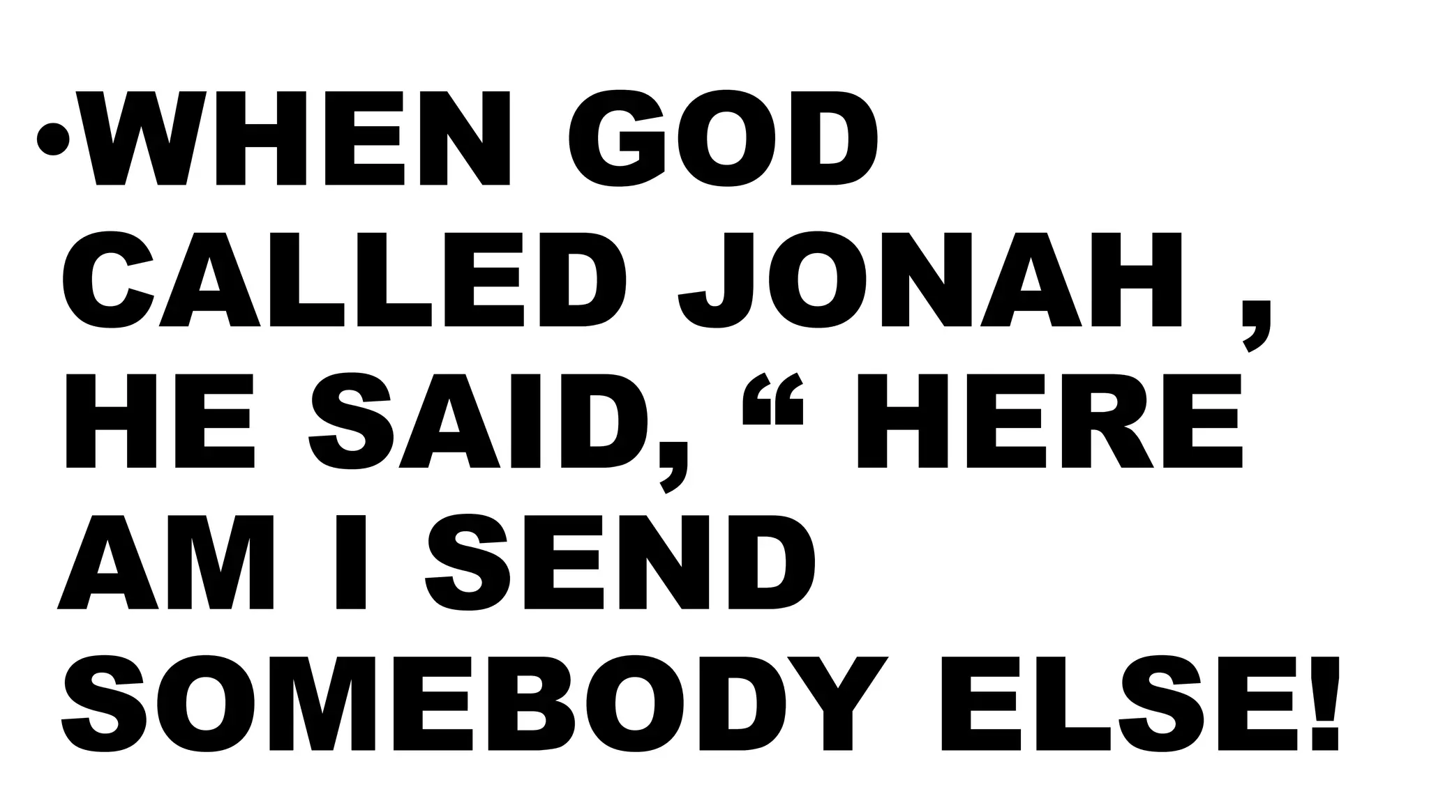 The story of jonah | PPTX