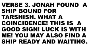 The story of jonah | PPTX