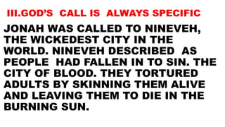 The story of jonah | PPTX