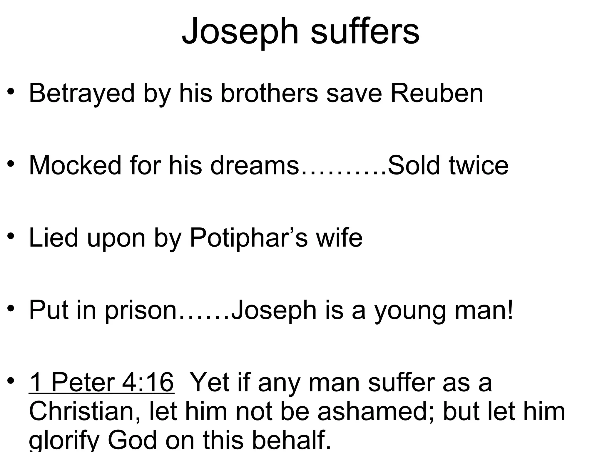The story of Joseph part 2 | PPT