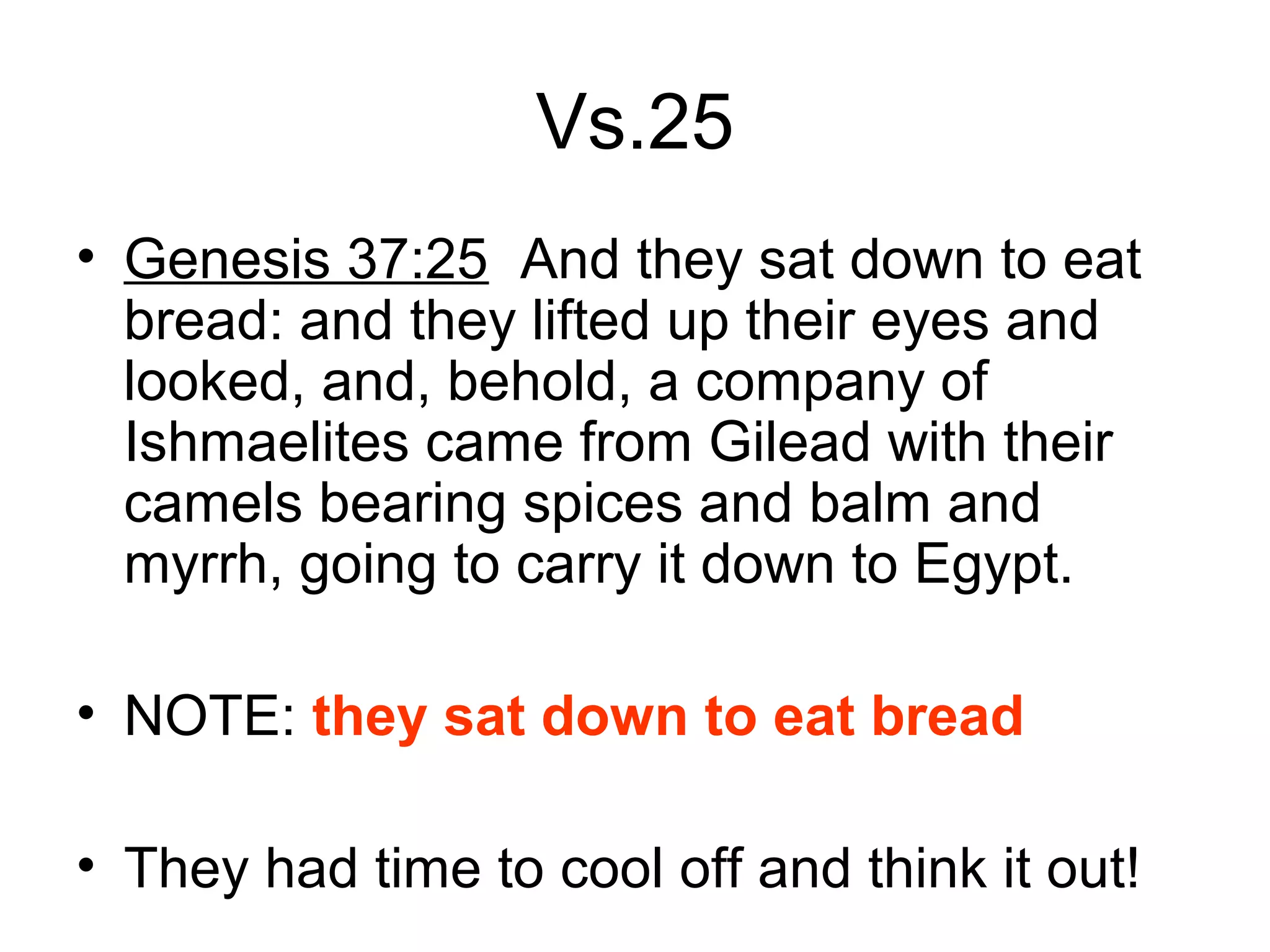 The story of Joseph part 1 | PPT