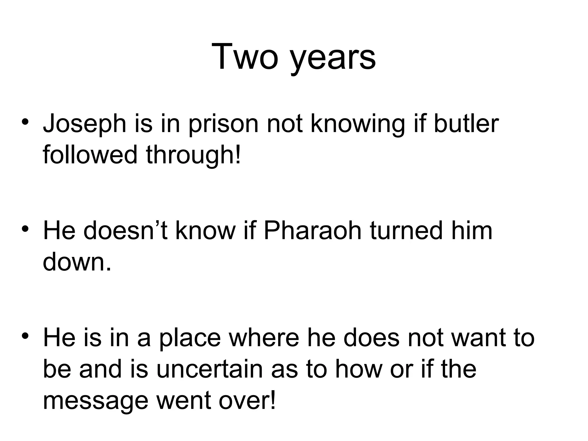 The story of Joseph part 4 | PPT