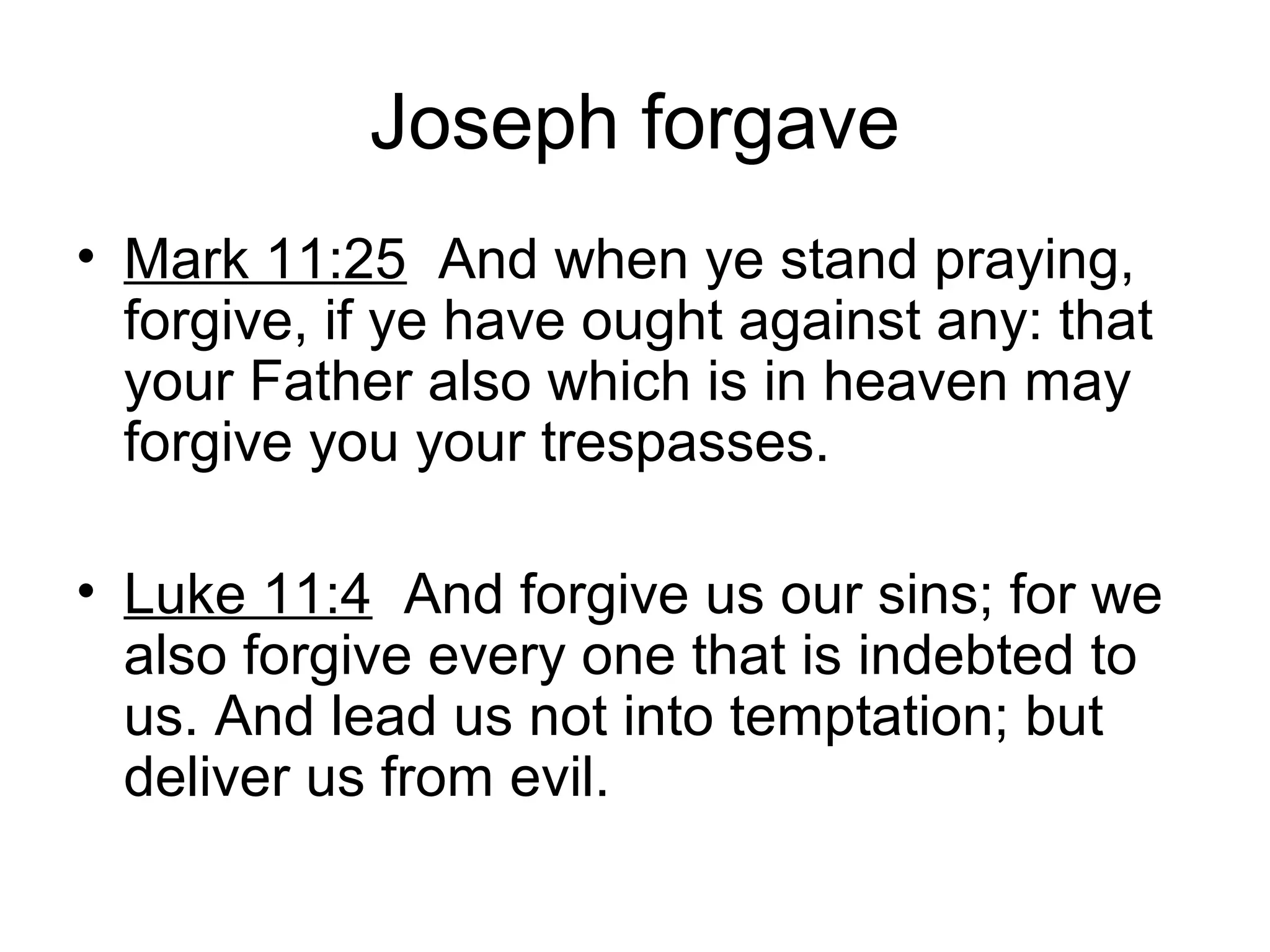 The story of Joseph pt 6 | PPT