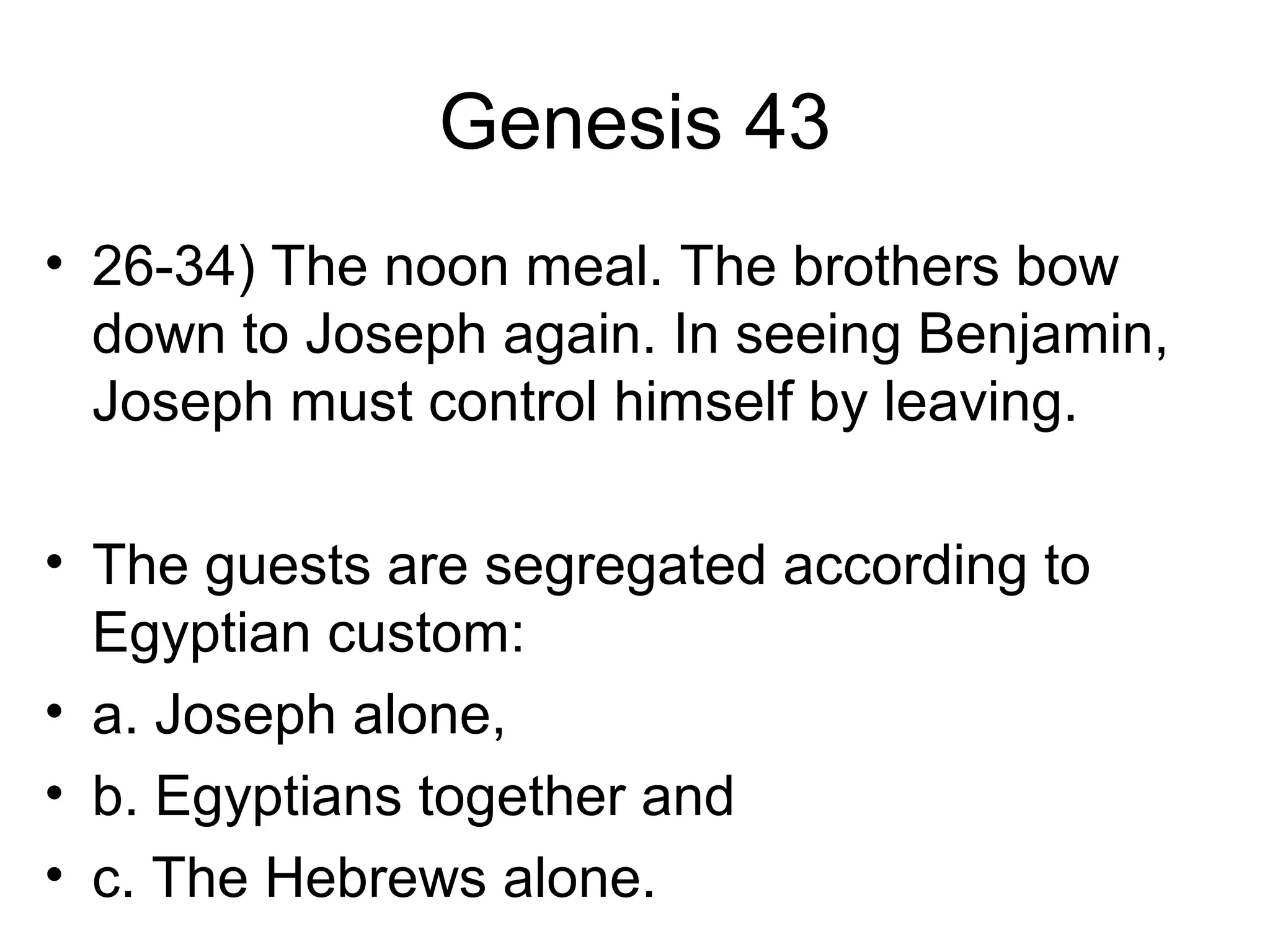 The story of Joseph pt 6 | PPT