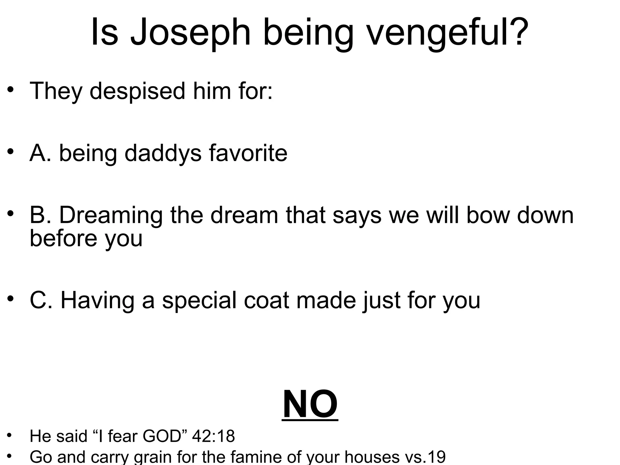 The story of Joseph pt 6 | PPT