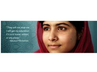 The story of malala yousufzai in pictures | PPT