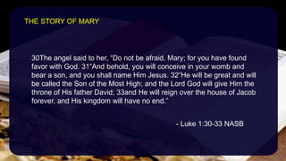 The story of mary mother of jesus | PPTX