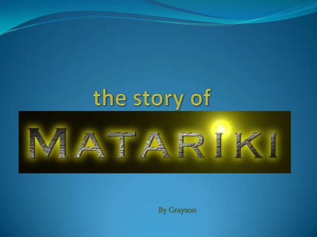 The story of matariki (1) | PPTX