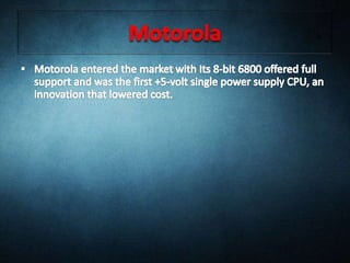 The story of Microprocessors | PPT