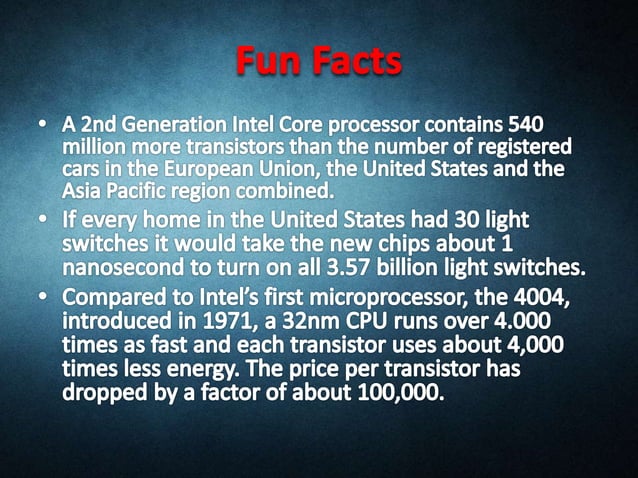 The story of Microprocessors | PPTX