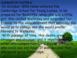 The story of my life Chapter 18 | PPT