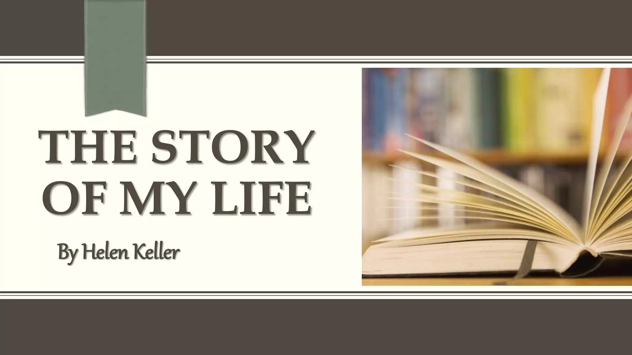 The story of my life | PPT