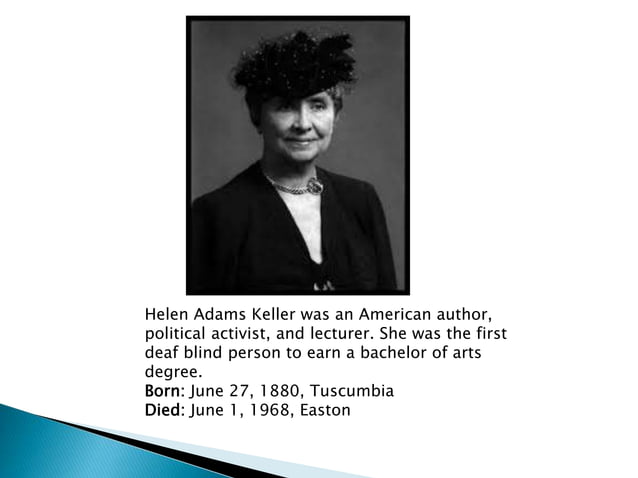 The Story Of My Life - HELEN KELLER | PPT