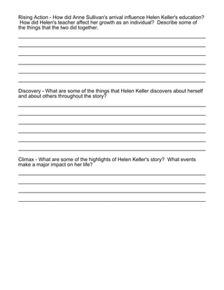 The story of My Life Reading Assessment | PDF