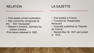 The story of newspaper | PPTX